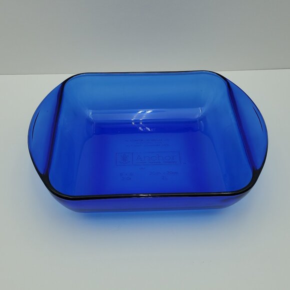 Anchor Hocking | Kitchen | Anchor Hocking Cobalt Blue 2 Quart Casserole ...